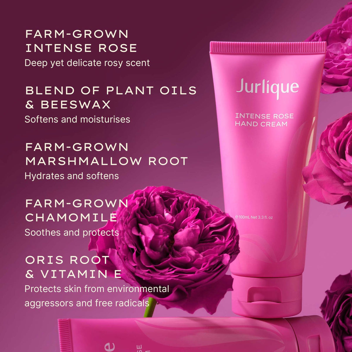 Limited Edition Intense Rose Hand Cream – Jurlique Australia